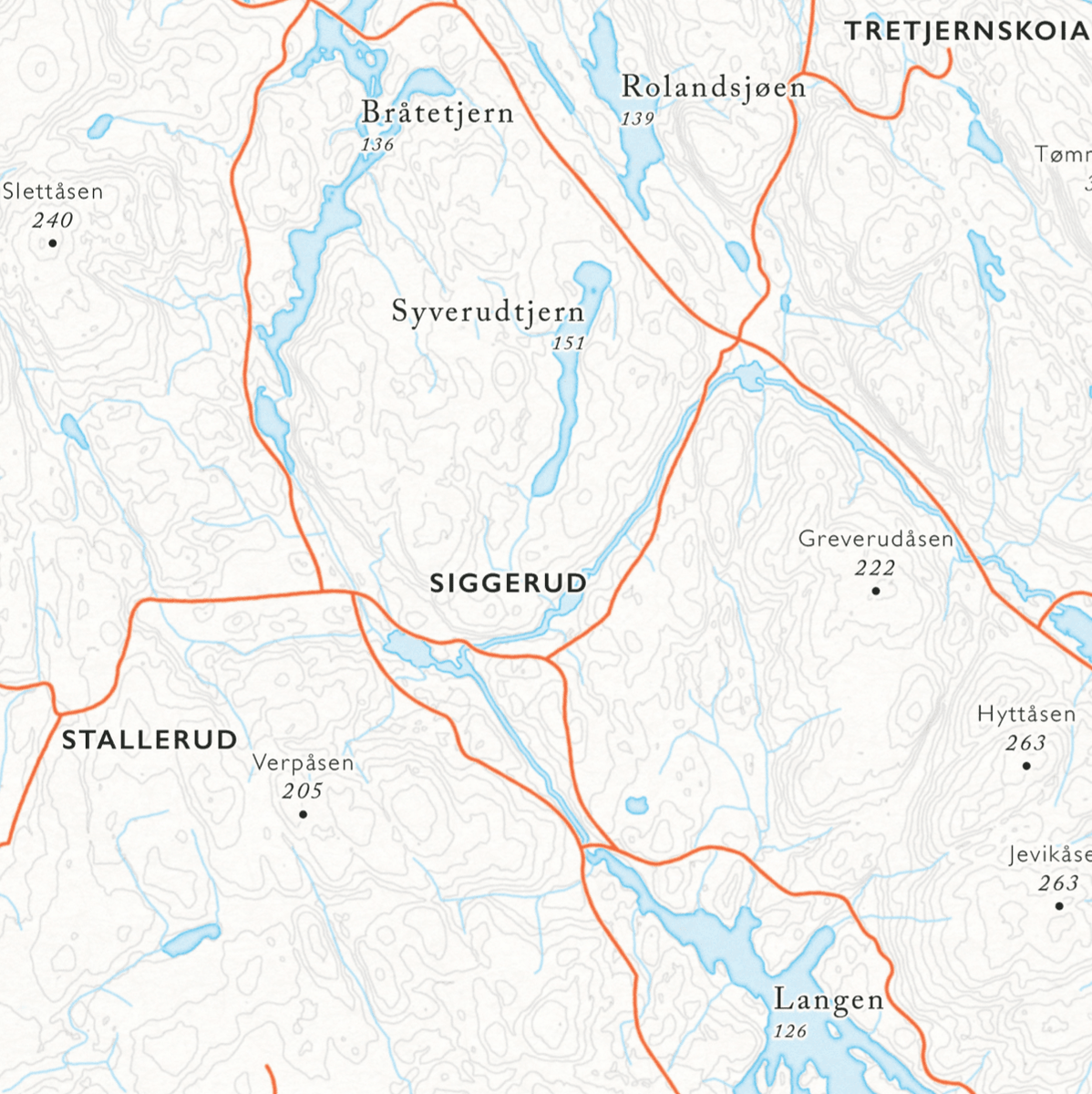 Veggkart Oslo Østmarka Sykkel – Nomaden