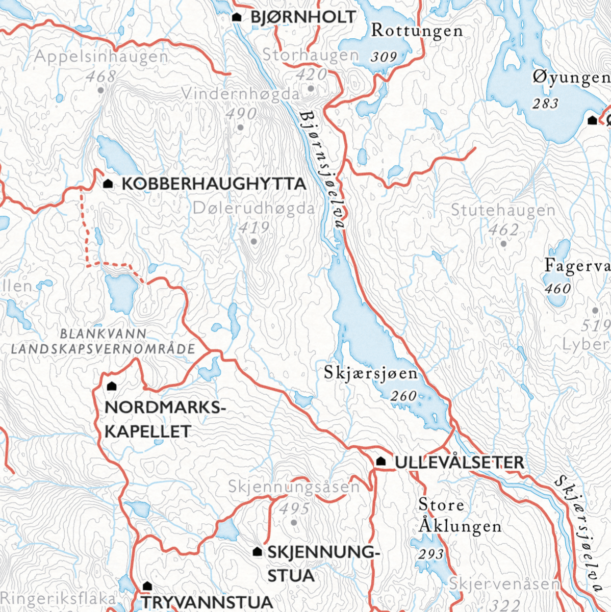 Veggkart Oslo Nordmark Sykkel – Nomaden
