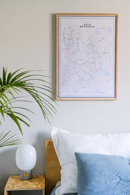 Dapa Maps - dekorative veggkart – Nomaden